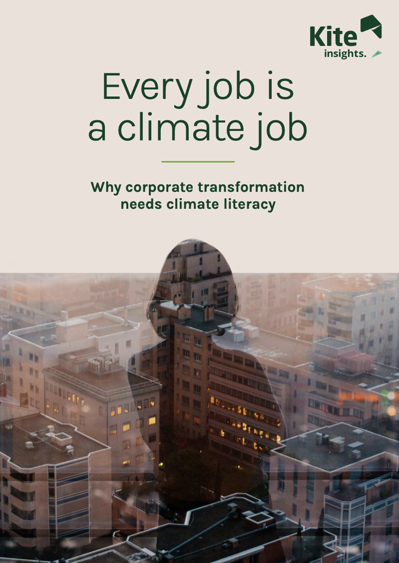 Every job is a climate job: Why corporate transformation needs climate ...