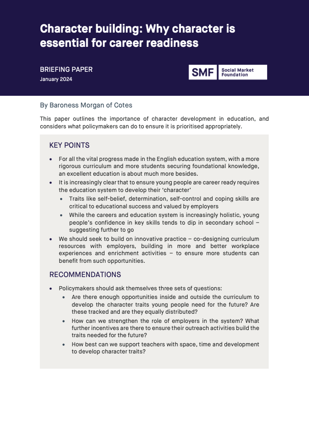 'Character building: Why character is essential for career readiness ...