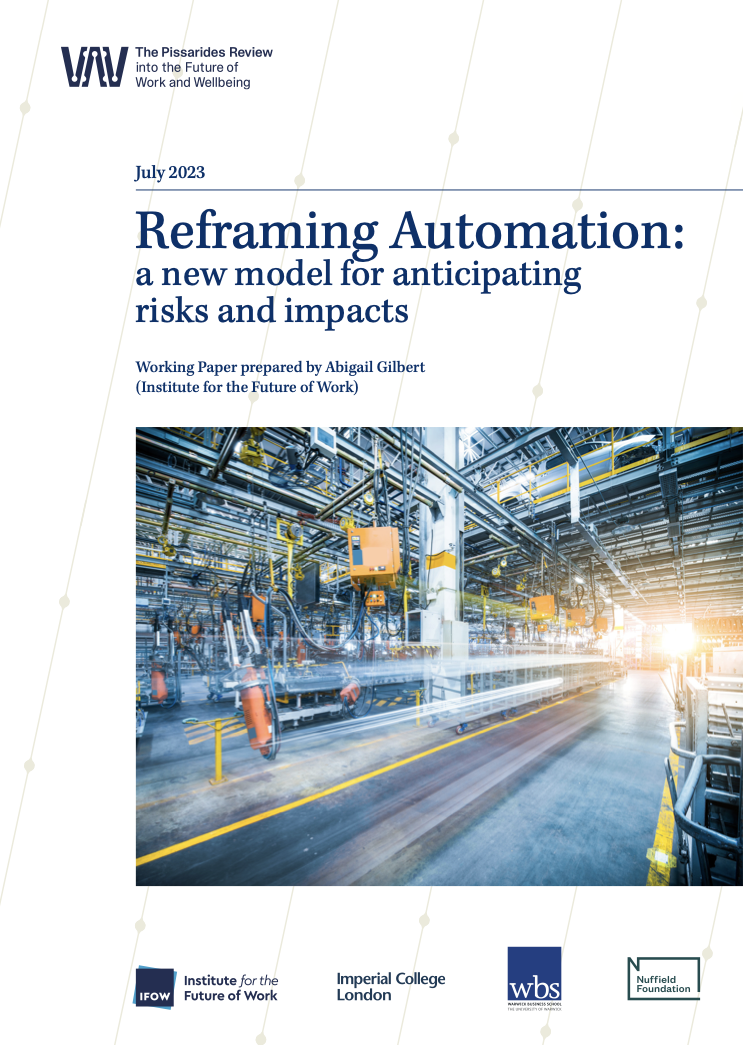 Reframing Automation: a new model for anticipating risks and impacts ...