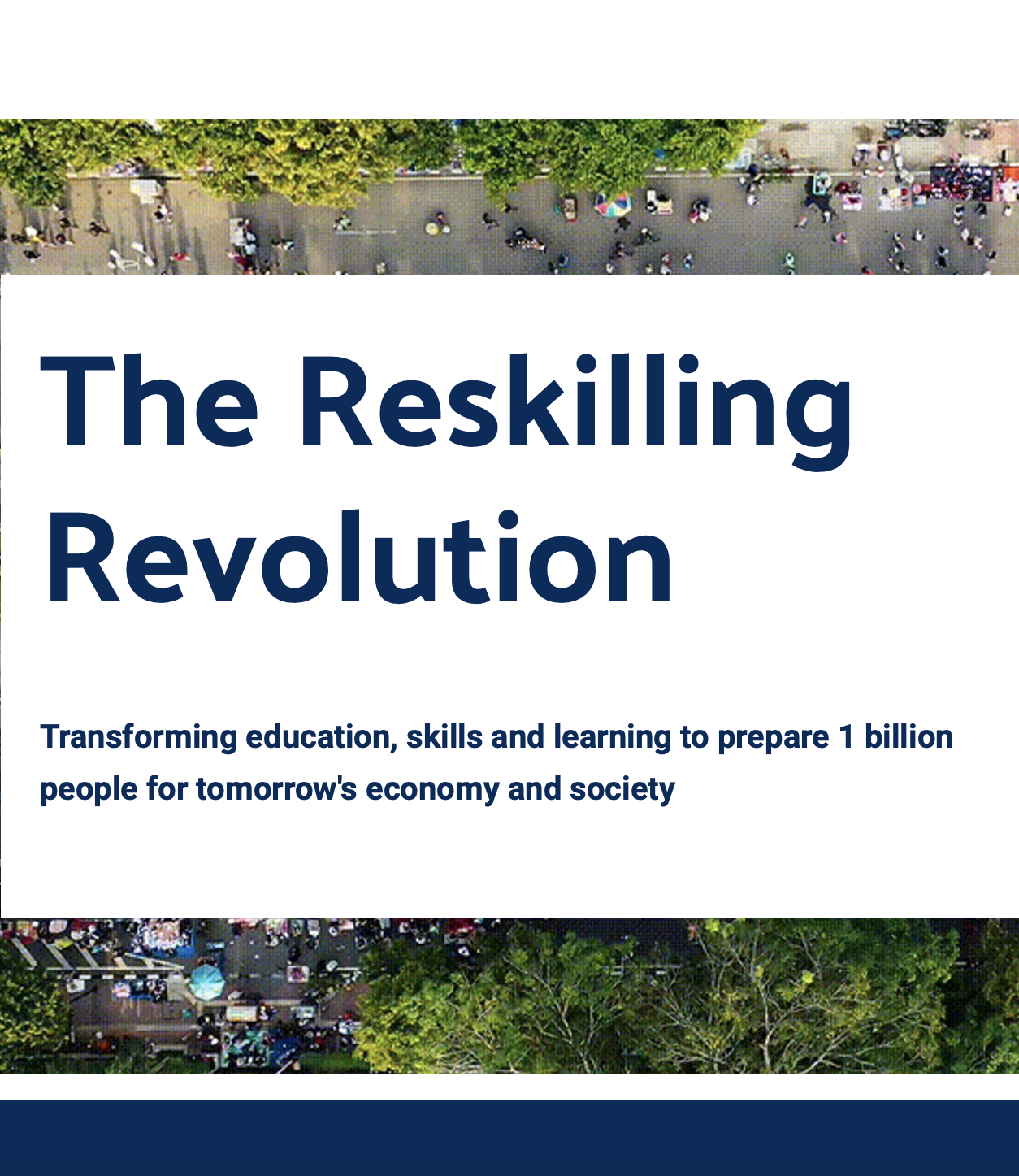 The Reskilling Revolution: Transforming education, skills and learning ...