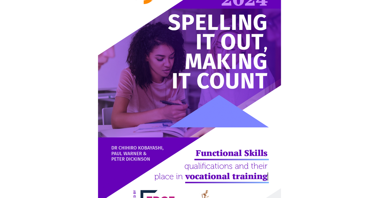 Spelling It Out, Making It Count | Edge Foundation